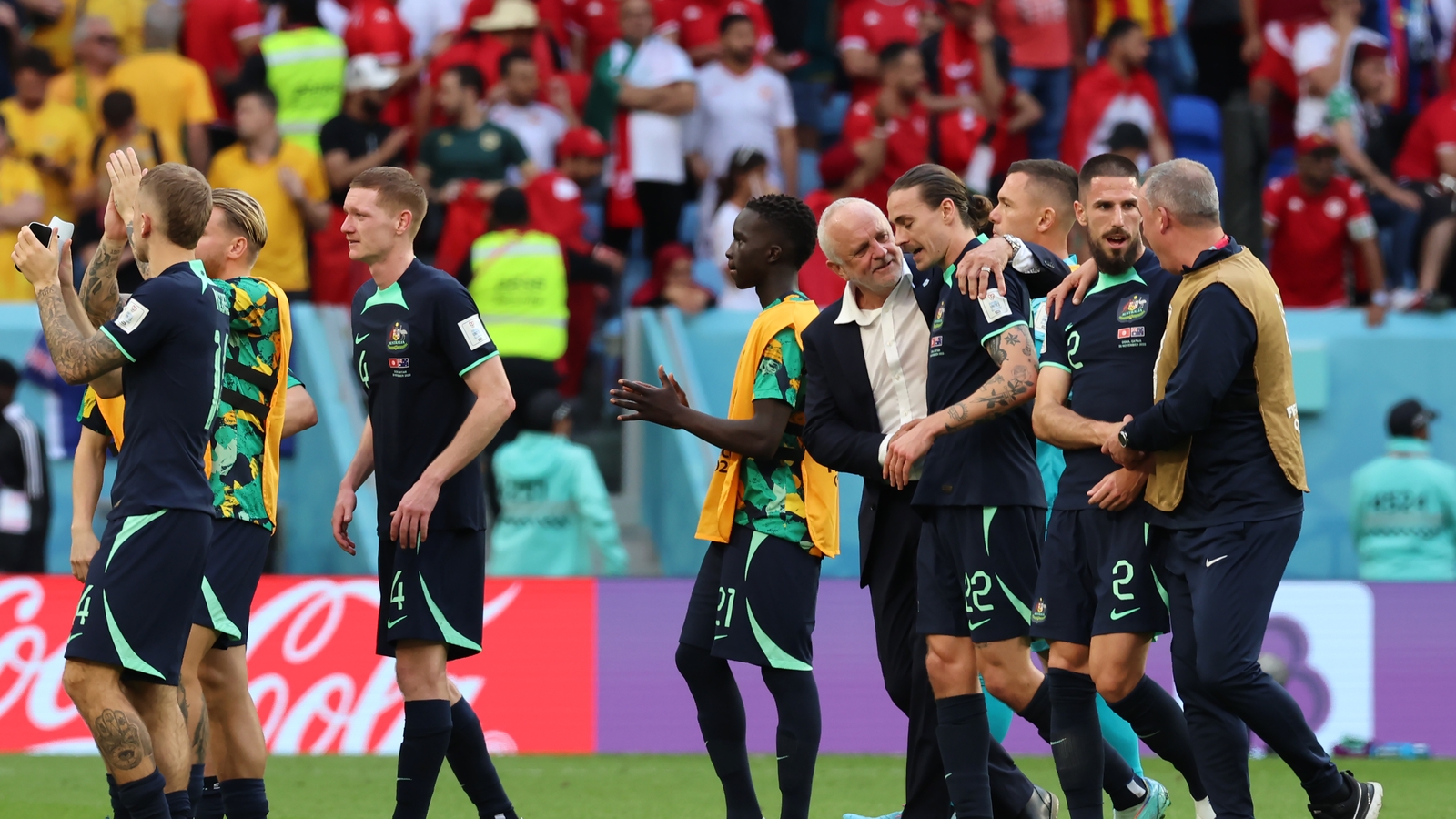 Aussie boss Arnold salutes their grit and determination