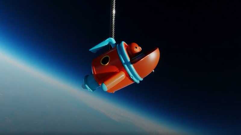 Hey Duggee toy rocket launches into space