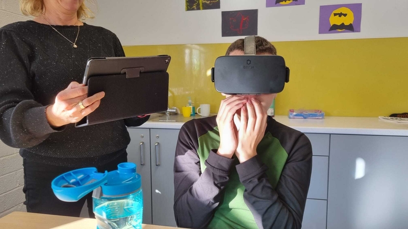 Dublin school trials new VR to help pupils with autism