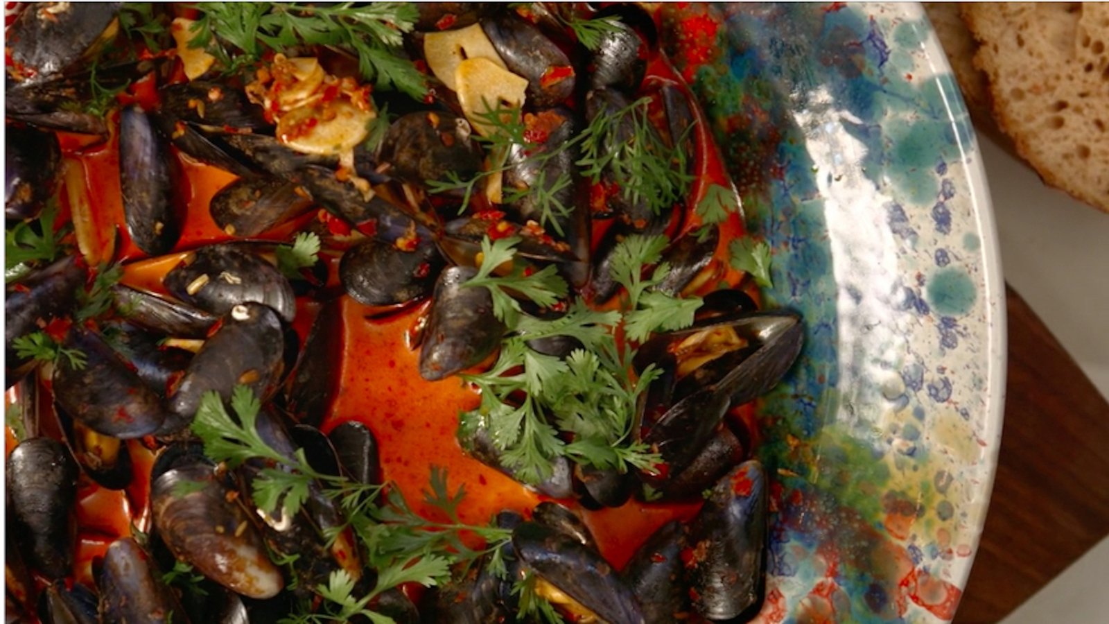 Rory O'Connell's mussels with nduja and fennel