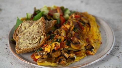 Kathleen's omelette with mixed salad: OT 2023