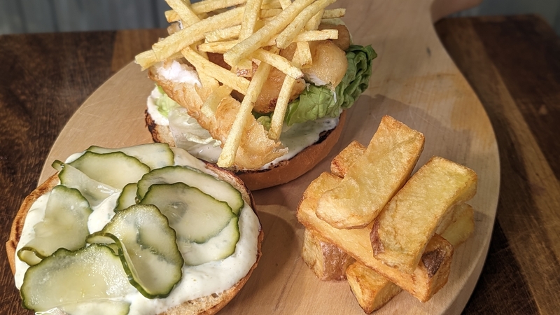 Mags Roche's fish and chip butty: Today