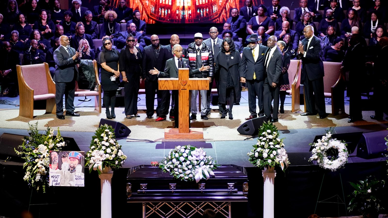 Nichols funeral draws civil rights leaders in Memphis
