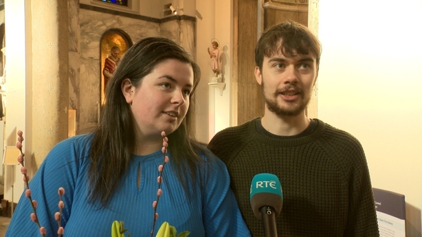 Couples receive Valentine's blessings at Dublin church