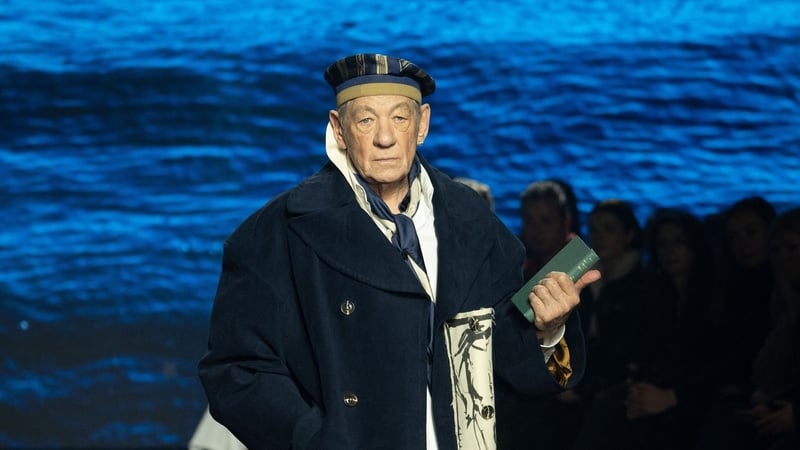 Ian McKellen makes dazzling appearance in LFW show