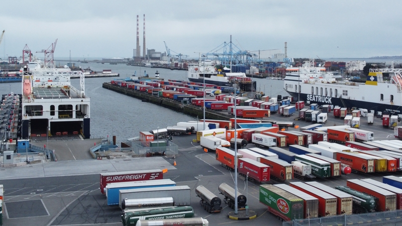 Irish ports handled 11.9 million tonnes of goods in Q1