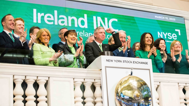 Ireland INC rings New York Stock Exchange opening bell