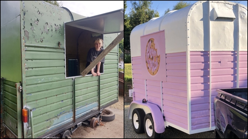 How an 18-year-old turned a 60s pony box into a portable bakery