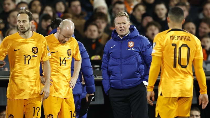 Koeman 'shocked' by below-par Dutch performances