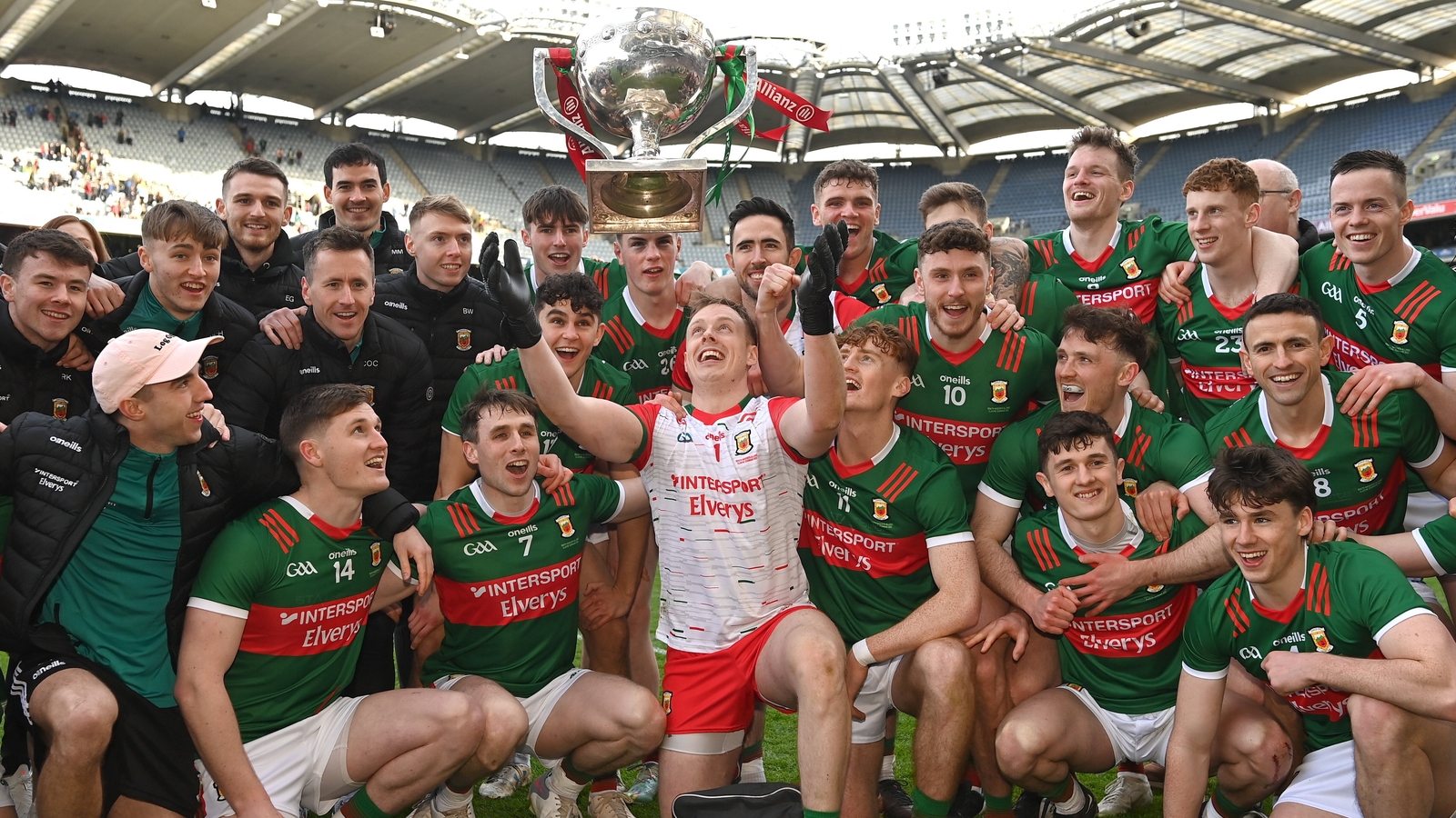 Mayo hold off old foes Galway to claim Division 1 crown