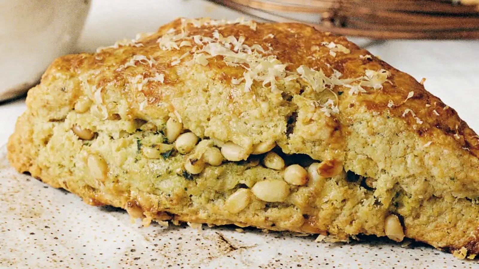 Claire Ptak's basil, Parmesan and pine nut scones