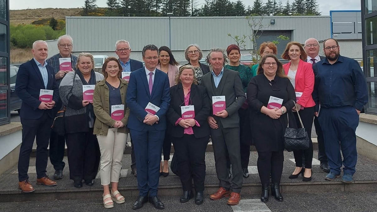 Seán Ó Gallchóir, Ciarán Mac Ruairí, Áine Ní Dhioraí agus Aodh Mac ...