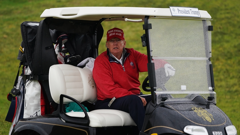 Trump blames civil trial for cutting short Ireland trip
