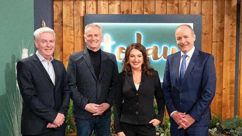 Tánaiste Michéal Martin appears on RTÉ's Today show