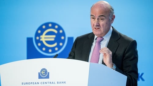 ECB's De Guindos sees inflation slowing down