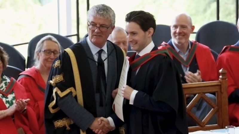 Olympic medallist Paul O'Donovan graduates from UCC