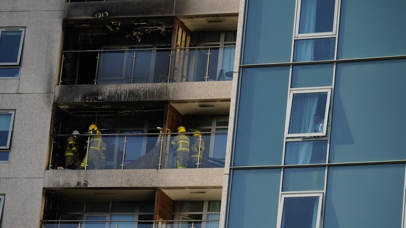 Cause of Dublin apartment block fire being investigated