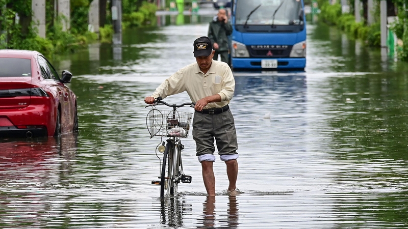 One dead, two missing in Japan after heavy rain