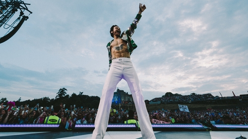 King of the castle: Harry Styles stuns fans at Slane