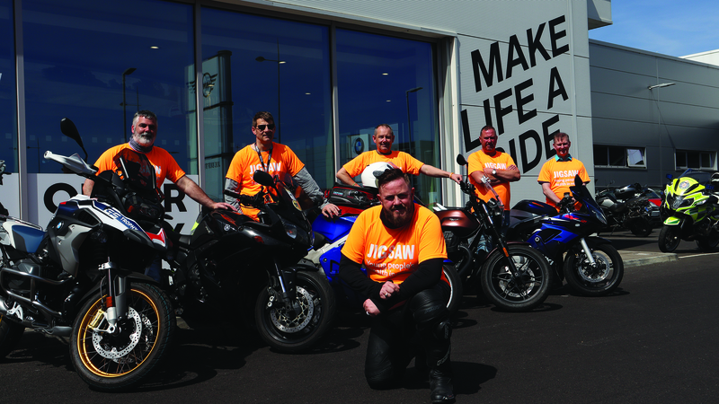 Motorcycle tour under way as part of charity fundraiser
