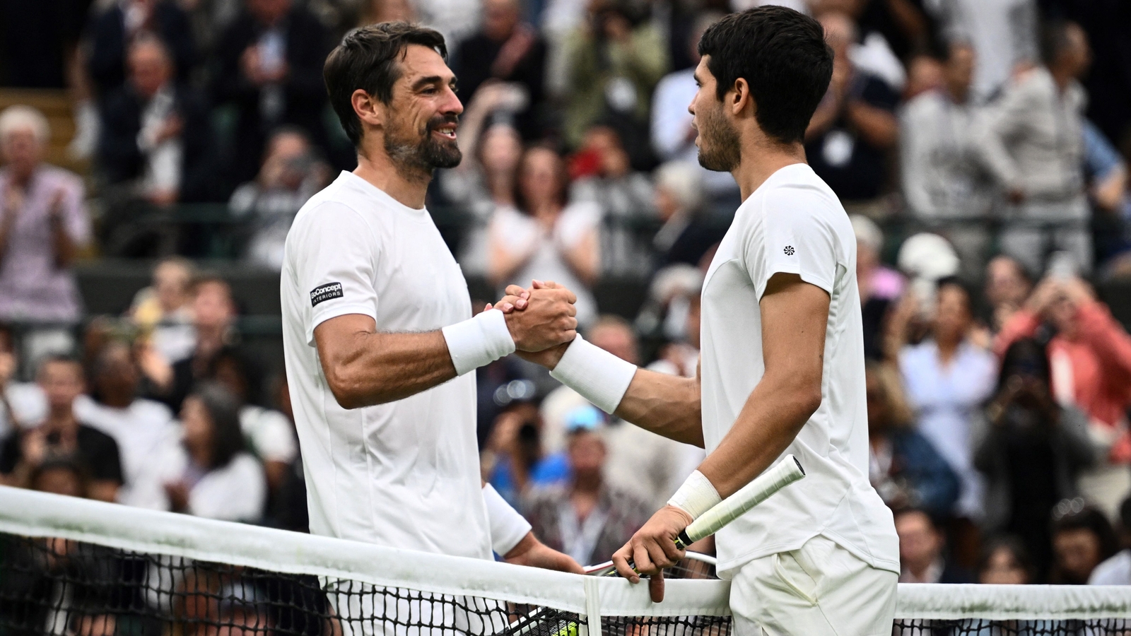 Alcaraz shows retiring Chardy no mercy at Wimbledon