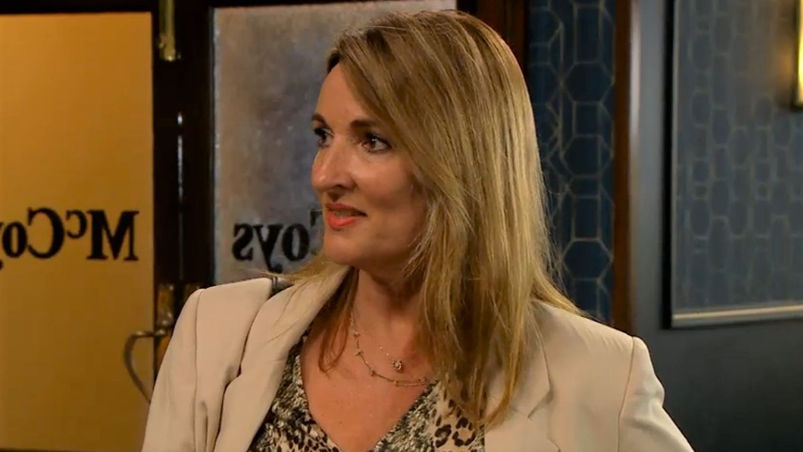 Carol owns James in Thursday's Fair City