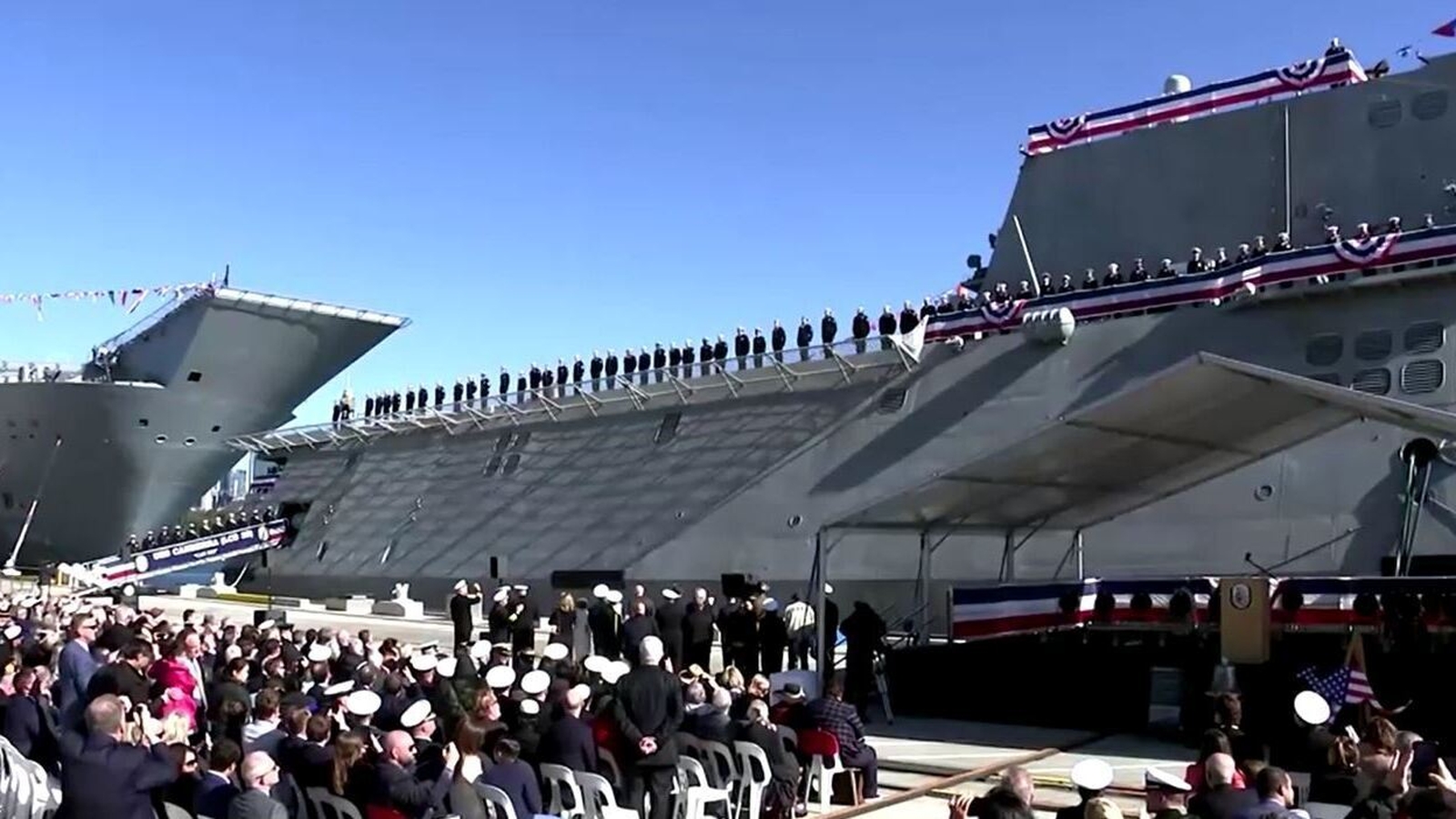 US commissions first Navy warship in a foreign port