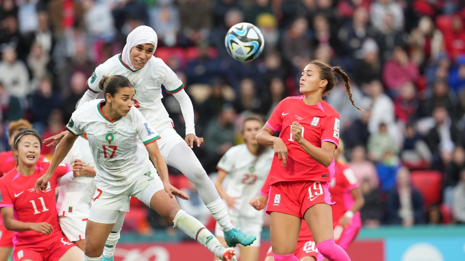 Benzina makes history with hijab at Women's World Cup