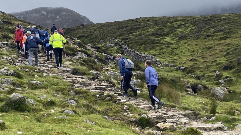 Thousands climb Croagh Patrick for Reek Sunday