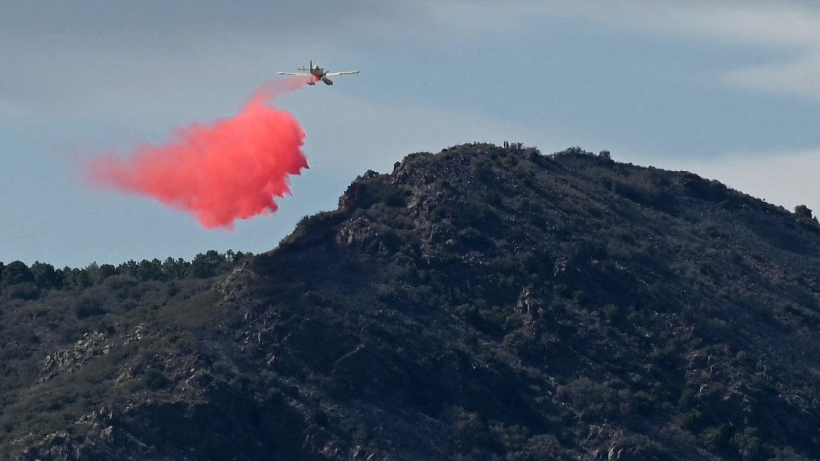 Firefighters contain wildfire near Spain-France border