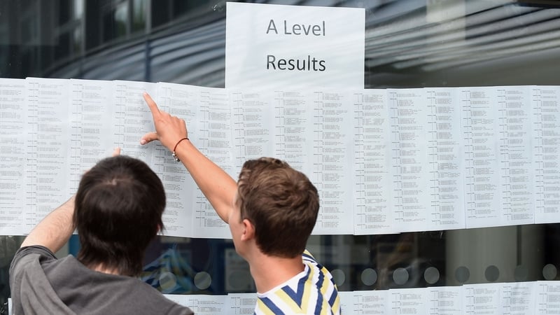 Top A-Level grades fall in Northern Ireland