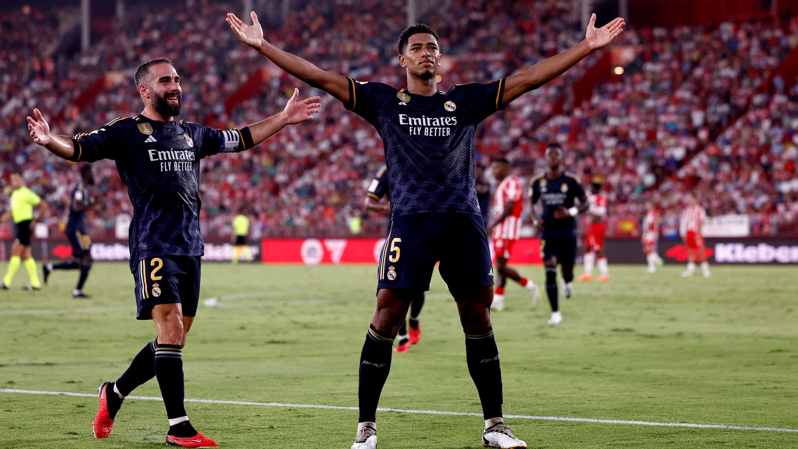 Bellingham double maintains Real's winning LaLiga start