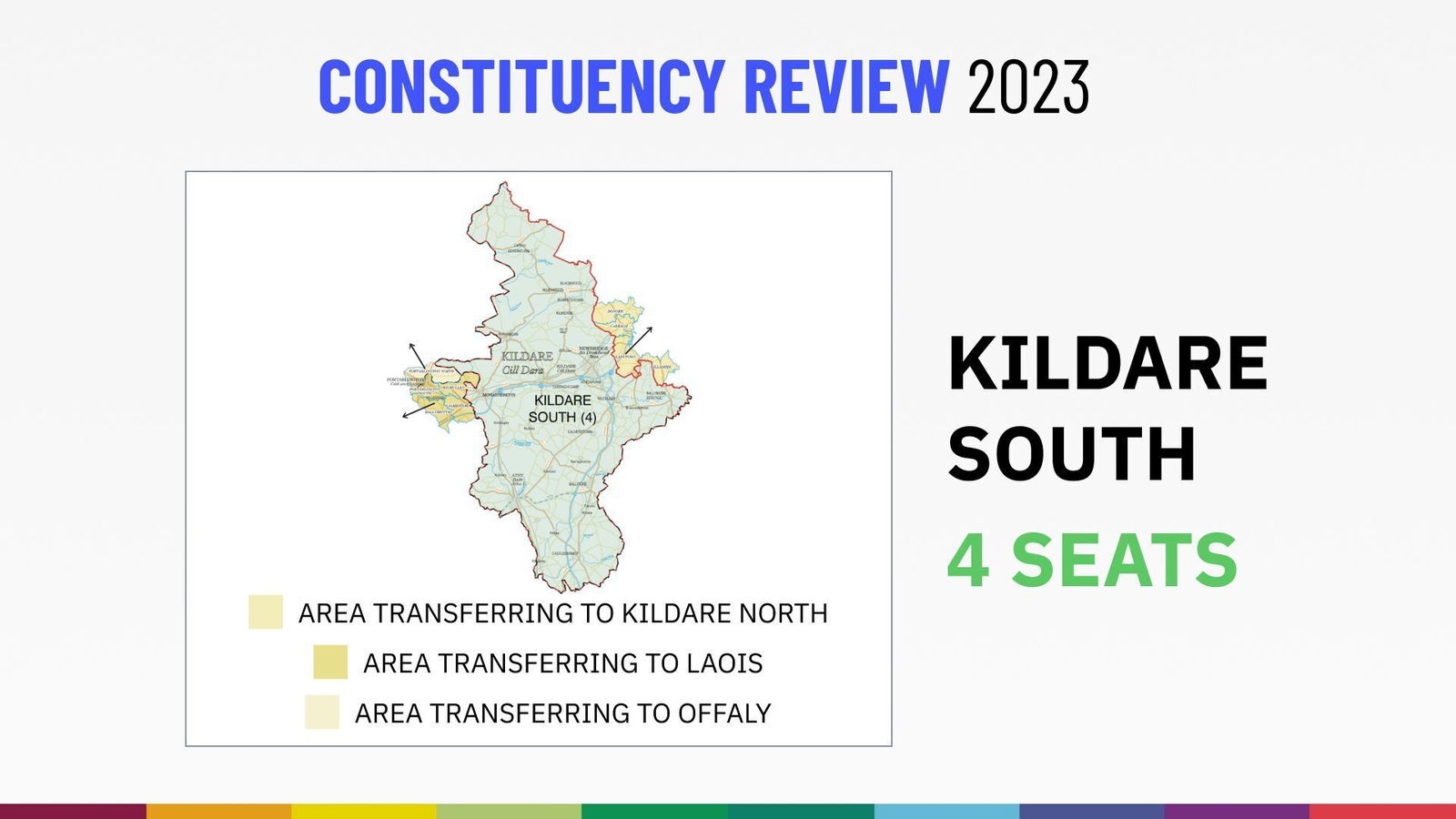 Constituency changes due to 8% increase in population