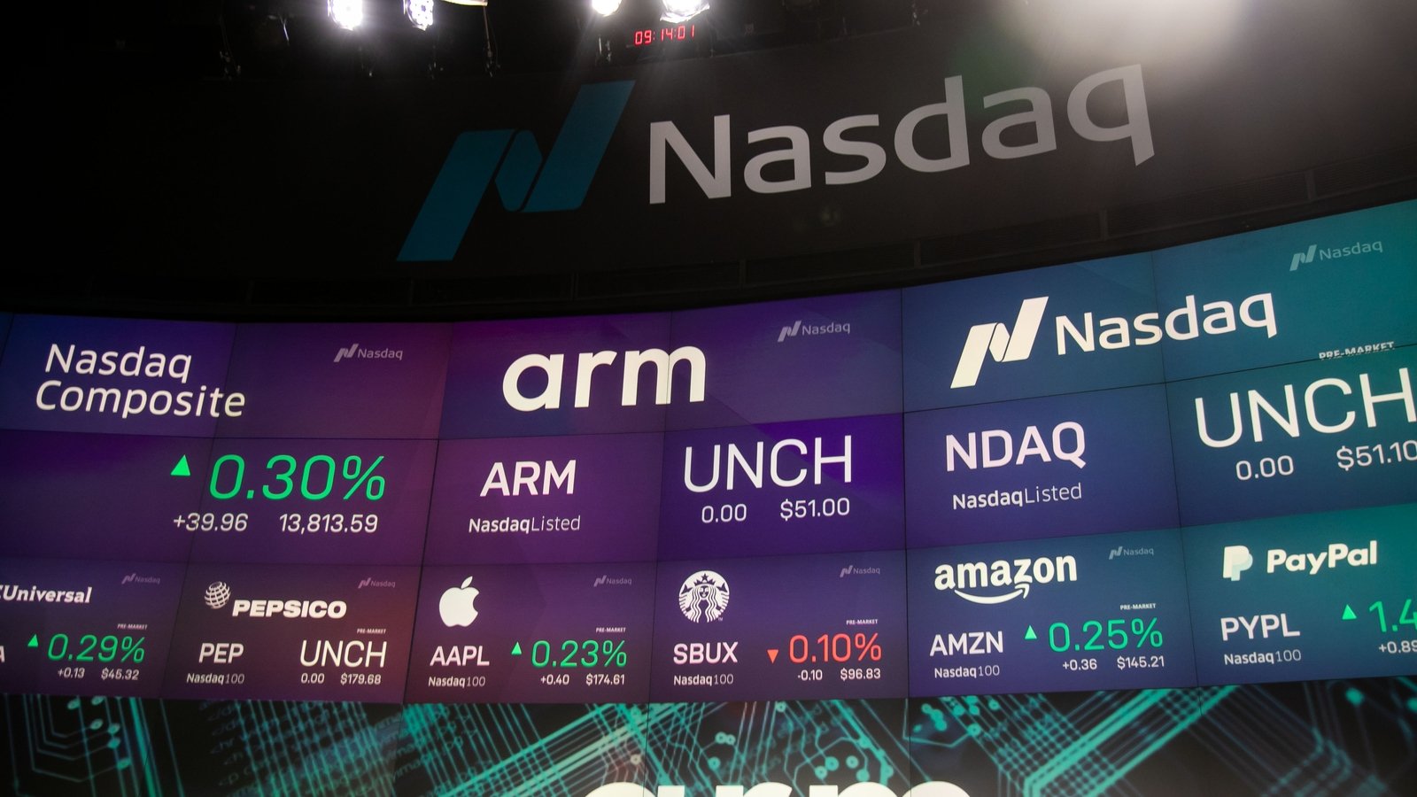 Arm soars nearly 25% in market debut on Wall Street