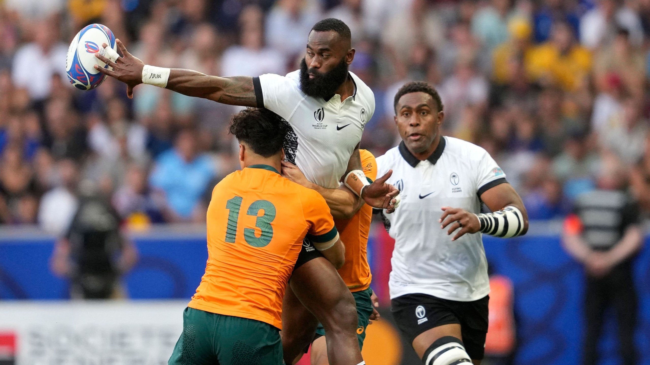 Rugby World Cup: Fiji 22-15 Australia - recap
