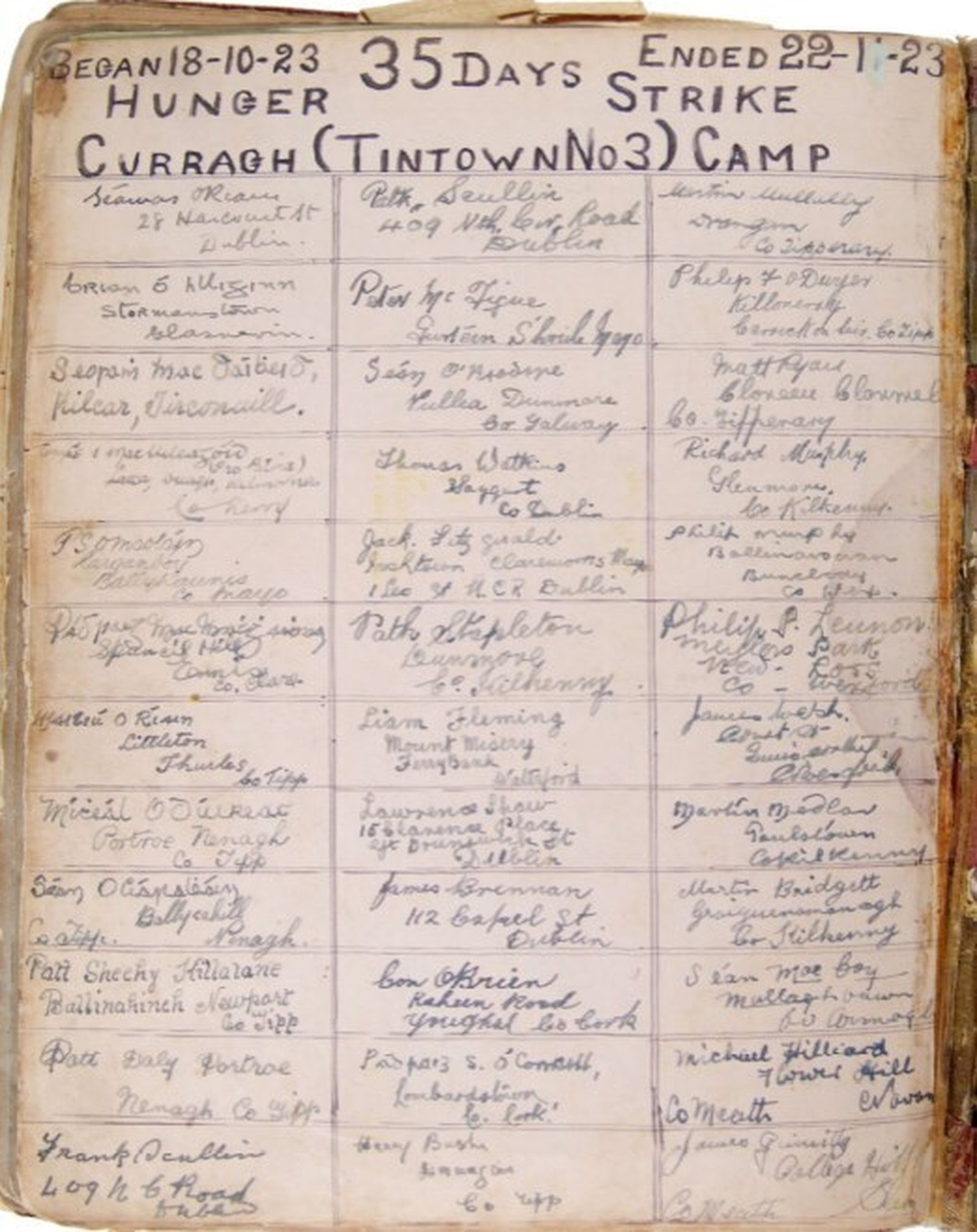 Hunger strike: The last act of the Civil War