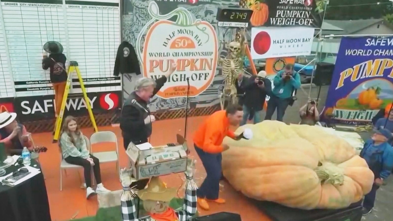 Oh my gourd: World's largest pumpkin announced