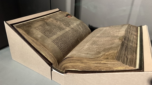 Rare Irish manuscript returned from France for display
