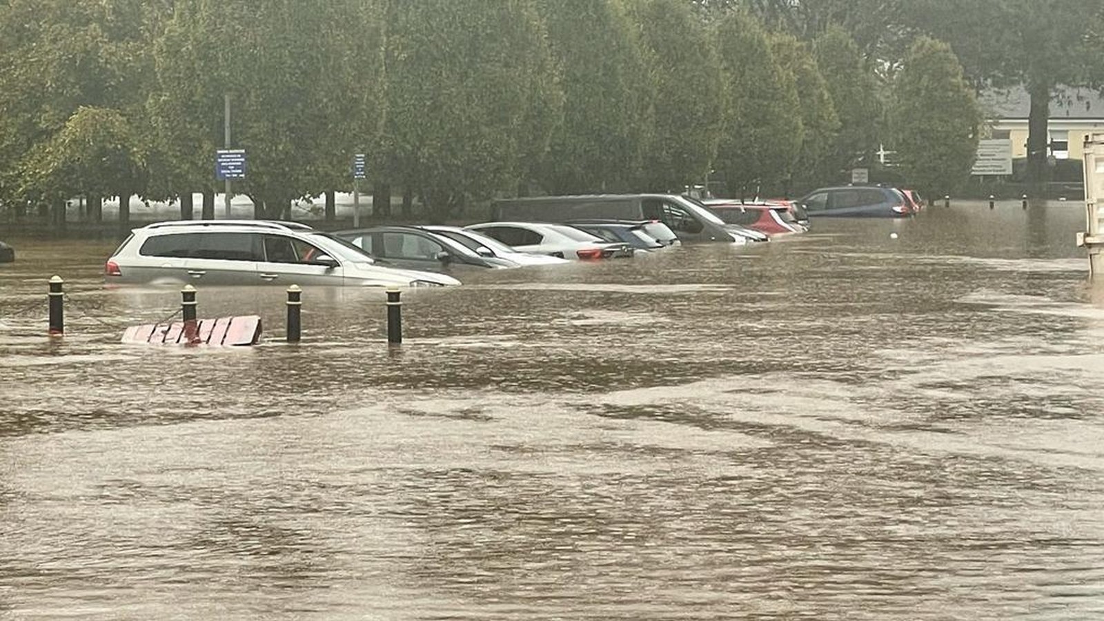 Homes and businesses flooded in Cork during Storm Babet