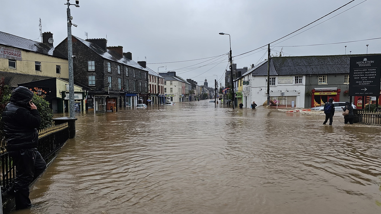 What role did climate change play in Midleton flooding last year?