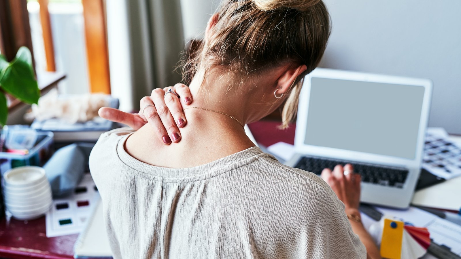 What causes 'tech neck' and how can you fix it?