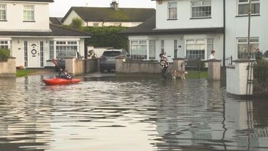 Video | Louth housing estate hit by heavy floods | RTÉ