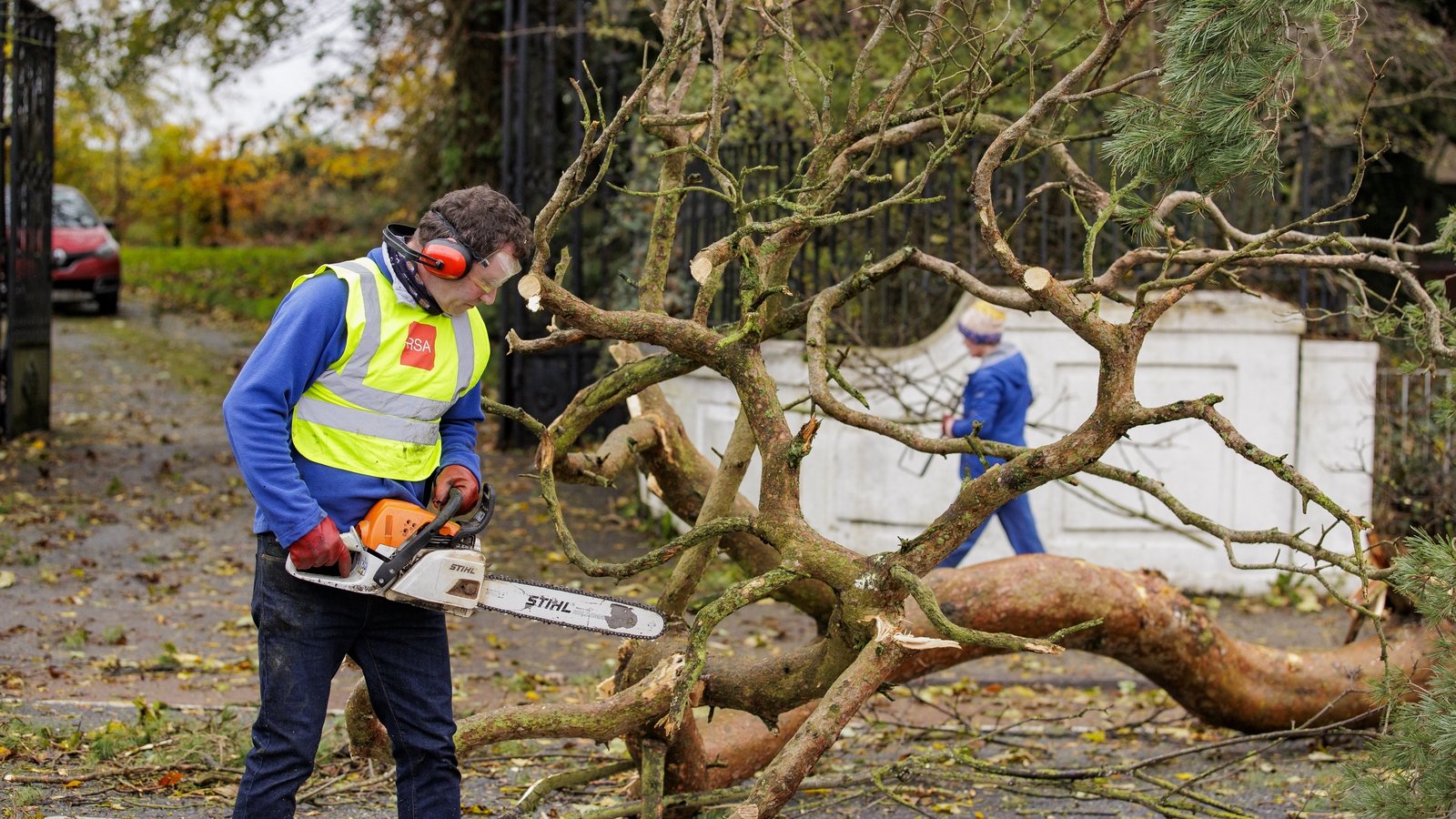 8,000 customers without power amid Storm Debi clean-up