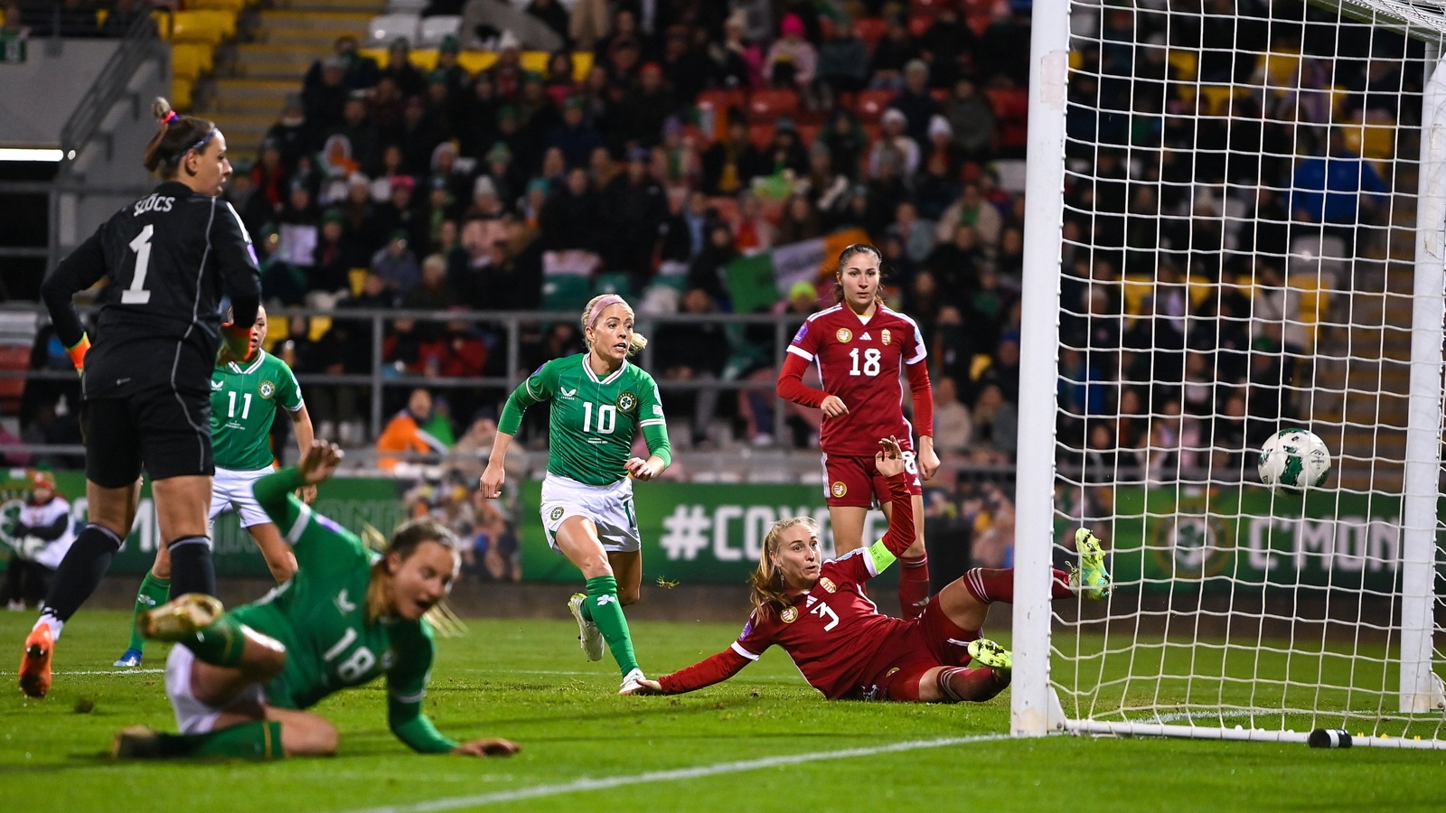 Ireland get rub of green to edge past battling Hungary