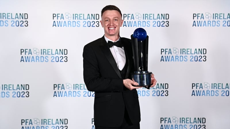 Chris Forrester named PFAI Player of the Year for 2023