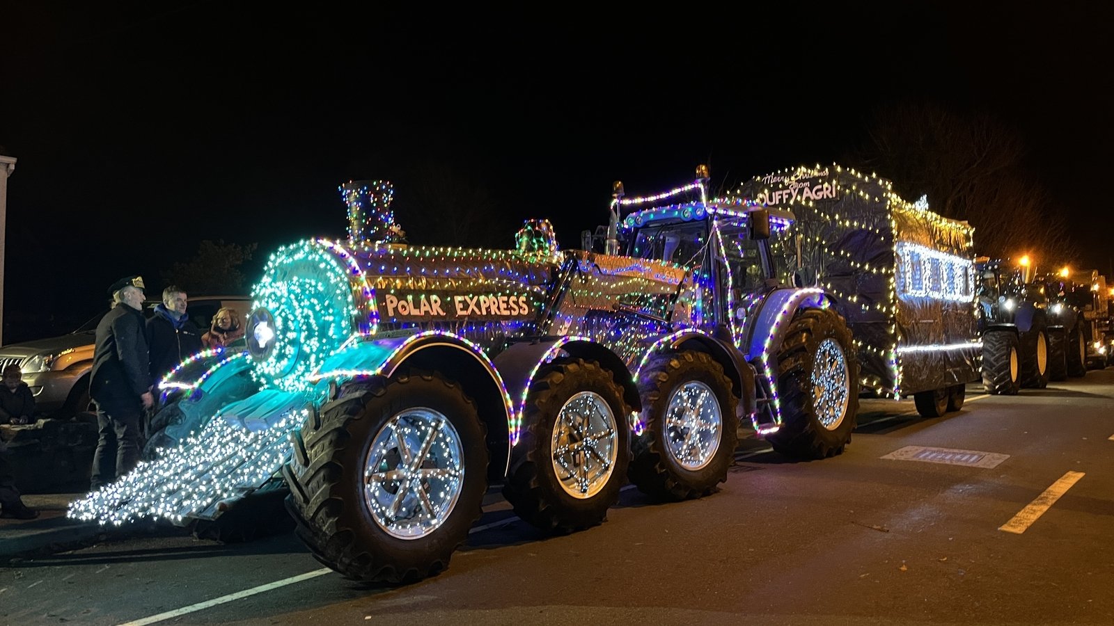 Tractors light up for Co Mayo Christmas parade