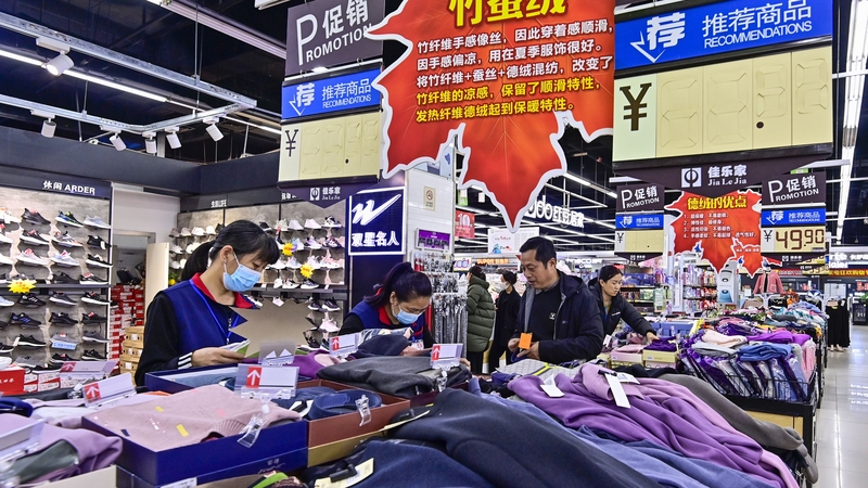 China retail sales rise in November but miss forecasts