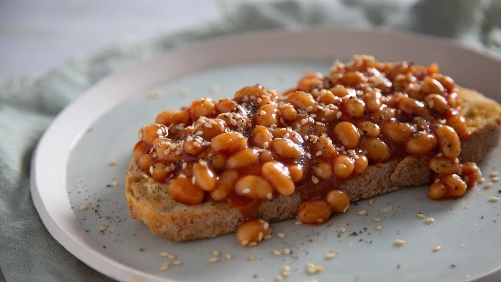 Boosted beans on toast: OT