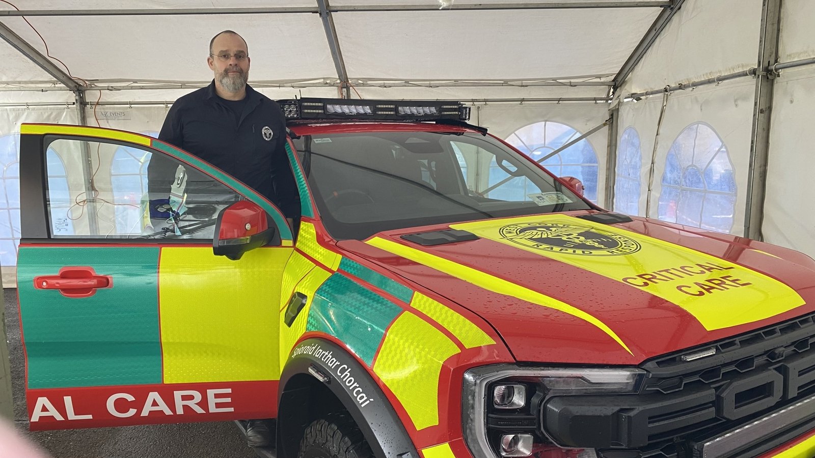 First-responder charity celebrates new vehicle arrival