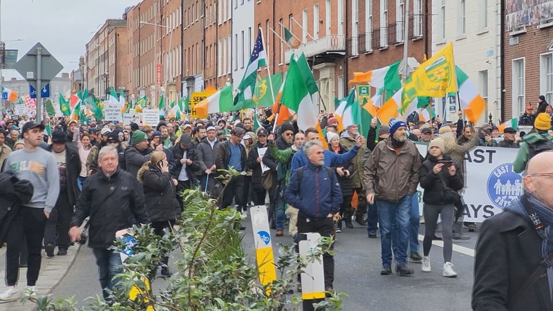 Eleven arrests as two protests held in Dublin